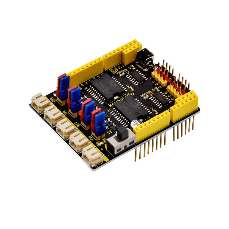Shield motor Drive 4 canais L298P para Arduino Keyestudio – ABC Escolar