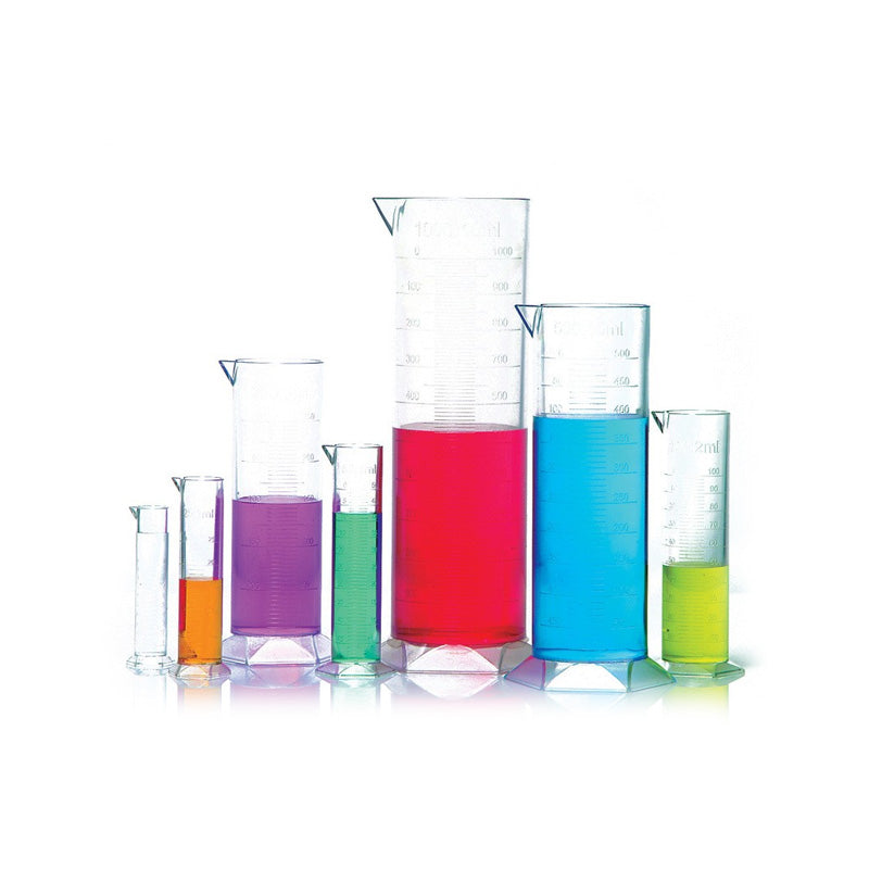 Conjunto de 7 provetas em plástico – ABC Escolar