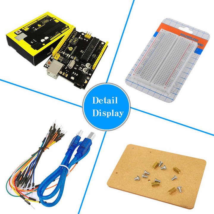 Kit básico Arduino com placa Uno R3 Keyestudio – ABC Escolar