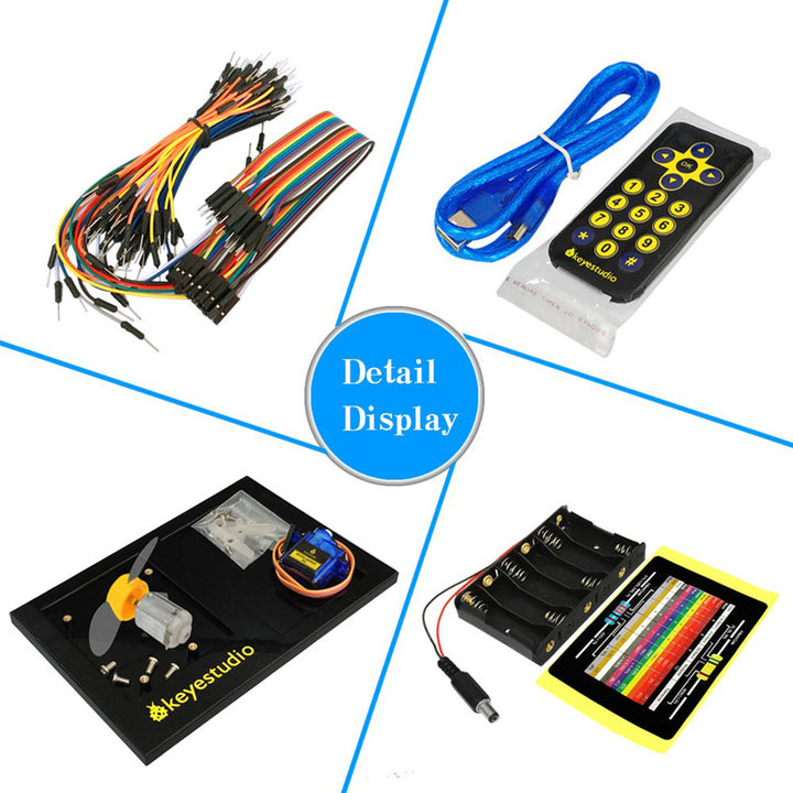 Kit Maker para Arduino Keyestudio - Com Placa UNO R3 – ABC Escolar