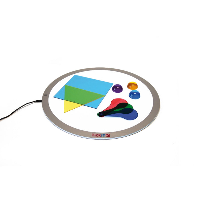 Painel de luz LED circular – ABC Escolar